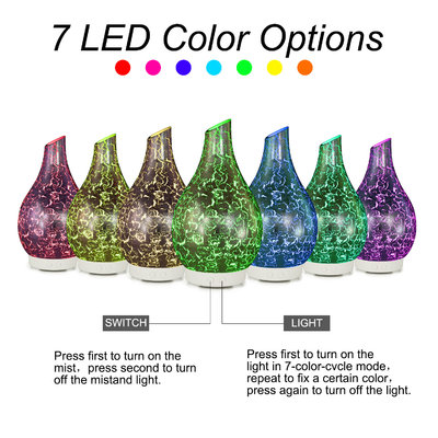 7 Color Changing LED Light Aromatherapy Essential Oil Diffuser air ultrasonic humidifier Light Wood color GK-YX-001 supplier