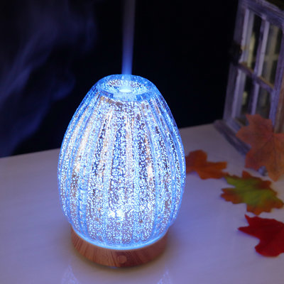 7 Color Changing LED Light Aromatherapy Essential Oil Diffuser air ultrasonic humidifier Light Wood color GK-YX-3D-021 supplier