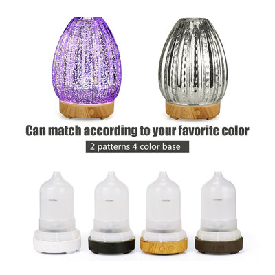 7 Color Changing LED Light Aromatherapy Essential Oil Diffuser air ultrasonic humidifier Light Wood color GK-YX-3D-021 supplier