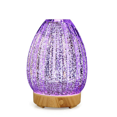 7 Color Changing LED Light Aromatherapy Essential Oil Diffuser air ultrasonic humidifier Light Wood color GK-YX-3D-021 supplier