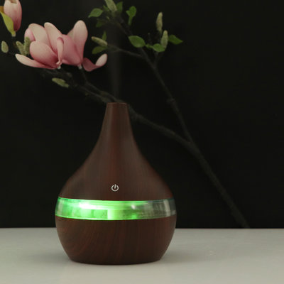 7 Color Changing LED Light Aromatherapy Essential Oil Diffuser air ultrasonic humidifier Light Wood color GK-YX-040 supplier