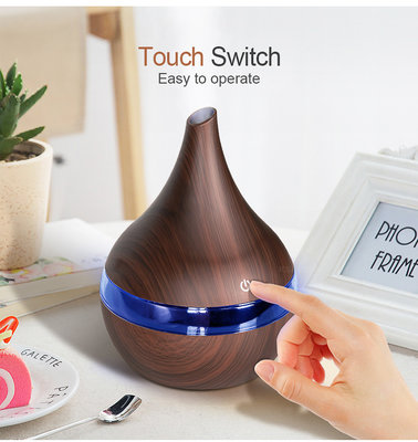 7 Color Changing LED Light Aromatherapy Essential Oil Diffuser air ultrasonic humidifier Light Wood color GK-YX-041 supplier