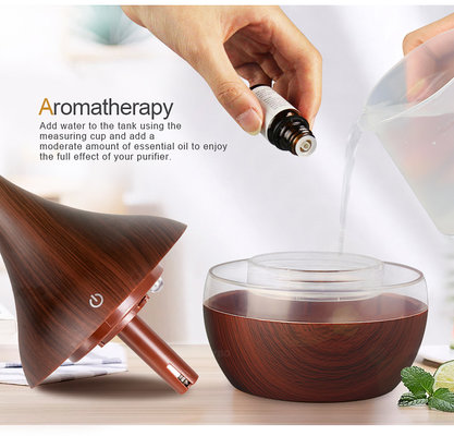 7 Color Changing LED Light Aromatherapy Essential Oil Diffuser air ultrasonic humidifier Light Wood color GK-YX-041 supplier