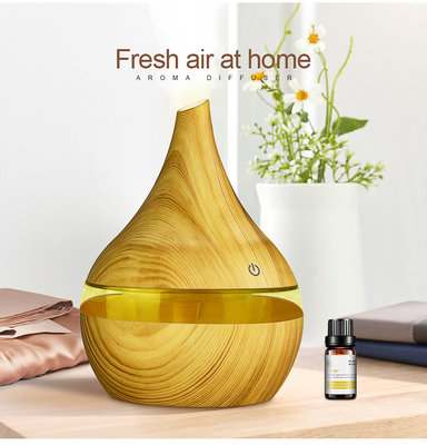 7 Color Changing LED Light Aromatherapy Essential Oil Diffuser air ultrasonic humidifier Light Wood color GK-YX-041 supplier