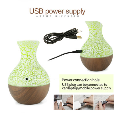 7 Color Changing LED Light Aromatherapy Essential Oil Diffuser air ultrasonic humidifier Light Wood color GK-YX-060 supplier