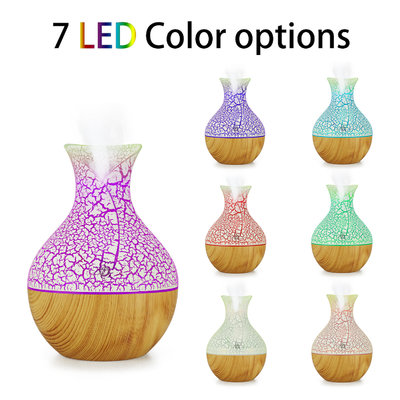 7 Color Changing LED Light Aromatherapy Essential Oil Diffuser air ultrasonic humidifier Light Wood color GK-YX-060 supplier