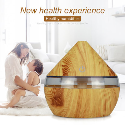 7 Color Changing LED Light Aromatherapy Essential Oil Diffuser air ultrasonic humidifier Light Wood color GK-YX-073 supplier