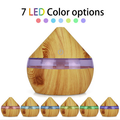 7 Color Changing LED Light Aromatherapy Essential Oil Diffuser air ultrasonic humidifier Light Wood color GK-YX-073 supplier