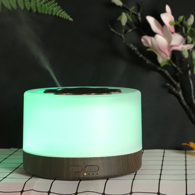7 Color Changing LED Light Aromatherapy Essential Oil Diffuser air ultrasonic humidifier Light Wood color GK-YX-317 supplier