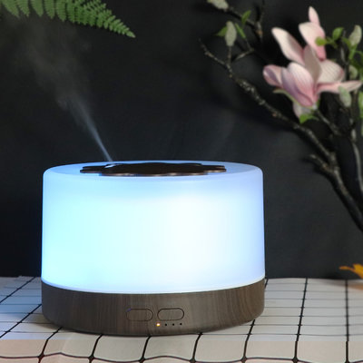 7 Color Changing LED Light Aromatherapy Essential Oil Diffuser air ultrasonic humidifier Light Wood color GK-YX-317 supplier