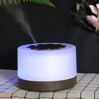 7 Color Changing LED Light Aromatherapy Essential Oil Diffuser air ultrasonic humidifier Light Wood color GK-YX-317 supplier