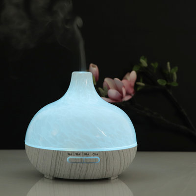 7 Color Changing LED Light Aromatherapy Essential Oil Diffuser air ultrasonic humidifier Light Wood color GK-YX-BL-014 supplier