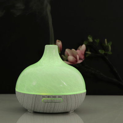 7 Color Changing LED Light Aromatherapy Essential Oil Diffuser air ultrasonic humidifier Light Wood color GK-YX-BL-014 supplier