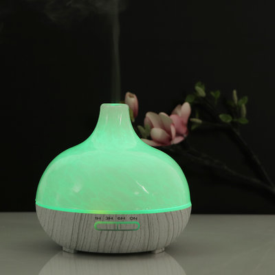 7 Color Changing LED Light Aromatherapy Essential Oil Diffuser air ultrasonic humidifier Light Wood color GK-YX-BL-014 supplier