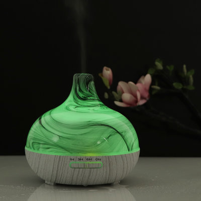 7 Color Changing LED Light Aromatherapy Essential Oil Diffuser air ultrasonic humidifier Light Wood color GK-YX-BL-014 supplier