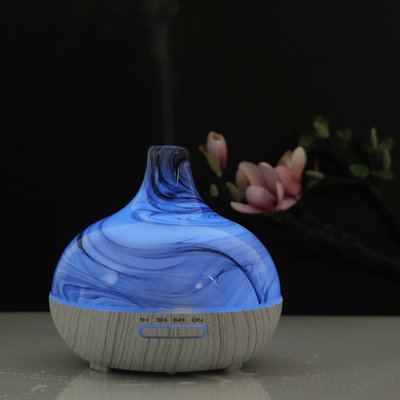 7 Color Changing LED Light Aromatherapy Essential Oil Diffuser air ultrasonic humidifier Light Wood color GK-YX-BL-014 supplier