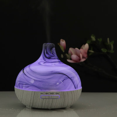 7 Color Changing LED Light Aromatherapy Essential Oil Diffuser air ultrasonic humidifier Light Wood color GK-YX-BL-014 supplier
