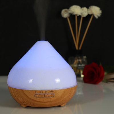 7 Color Changing LED Light Aromatherapy Essential Oil Diffuser air ultrasonic humidifier Light Wood color GK-YX-BL015 supplier