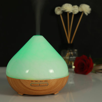 7 Color Changing LED Light Aromatherapy Essential Oil Diffuser air ultrasonic humidifier Light Wood color GK-YX-BL015 supplier