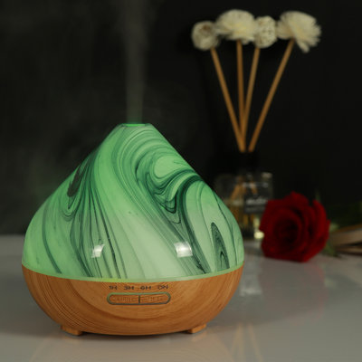 7 Color Changing LED Light Aromatherapy Essential Oil Diffuser air ultrasonic humidifier Light Wood color GK-YX-BL015 supplier