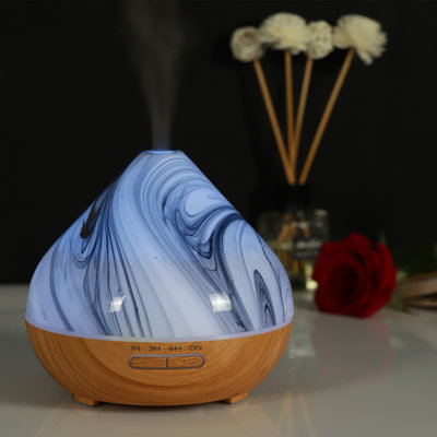7 Color Changing LED Light Aromatherapy Essential Oil Diffuser air ultrasonic humidifier Light Wood color GK-YX-BL015 supplier