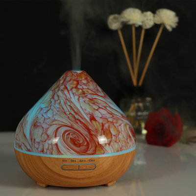 7 Color Changing LED Light Aromatherapy Essential Oil Diffuser air ultrasonic humidifier Light Wood color GK-YX-BL015 supplier