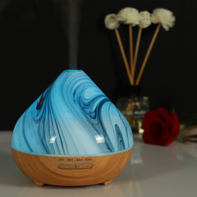 7 Color Changing LED Light Aromatherapy Essential Oil Diffuser air ultrasonic humidifier Light Wood color GK-YX-BL015 supplier