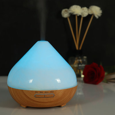 7 Color Changing LED Light Aromatherapy Essential Oil Diffuser air ultrasonic humidifier Light Wood color GK-YX-BL015 supplier