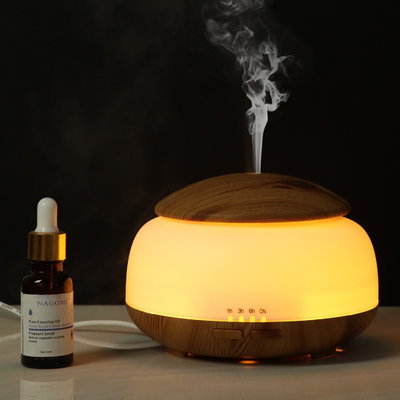 7 Color Changing LED Light Aromatherapy Essential Oil Diffuser air ultrasonic humidifier Light Wood color GK-YX-BL16 supplier
