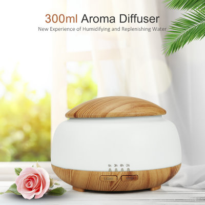7 Color Changing LED Light Aromatherapy Essential Oil Diffuser air ultrasonic humidifier Light Wood color GK-YX-BL16 supplier