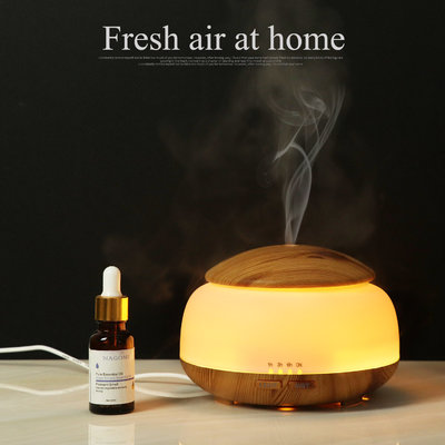 7 Color Changing LED Light Aromatherapy Essential Oil Diffuser air ultrasonic humidifier Light Wood color GK-YX-BL16 supplier