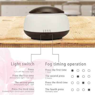 7 Color Changing LED Light Aromatherapy Essential Oil Diffuser air ultrasonic humidifier Light Wood color GK-YX-BL16 supplier