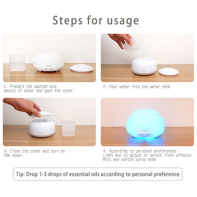 7 Color Changing LED Light Aromatherapy Essential Oil Diffuser air ultrasonic humidifier Light Wood color GK-YX-BL16 supplier