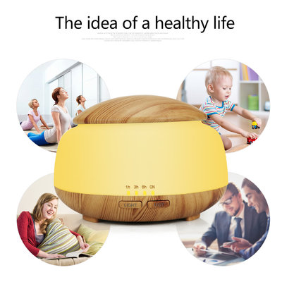 7 Color Changing LED Light Aromatherapy Essential Oil Diffuser air ultrasonic humidifier Light Wood color GK-YX-BL16 supplier