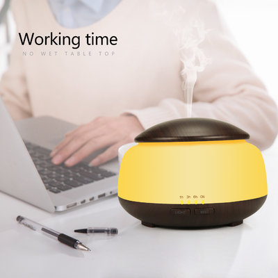 7 Color Changing LED Light Aromatherapy Essential Oil Diffuser air ultrasonic humidifier Light Wood color GK-YX-BL16 supplier