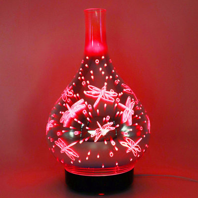 7 Color Changing LED Light Aromatherapy Essential Oil Diffuser air ultrasonic humidifier Light Wood color GK-YX3D-001 supplier