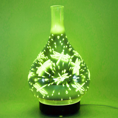 7 Color Changing LED Light Aromatherapy Essential Oil Diffuser air ultrasonic humidifier Light Wood color GK-YX3D-001 supplier