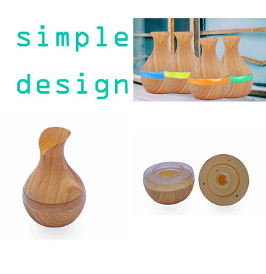 7 Color Changing LED Light Aromatherapy Essential Oil Diffuser air ultrasonic humidifier Light Wood color GK-YX-066 supplier