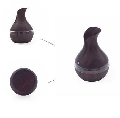 7 Color Changing LED Light Aromatherapy Essential Oil Diffuser air ultrasonic humidifier Light Wood color GK-YX-066 supplier