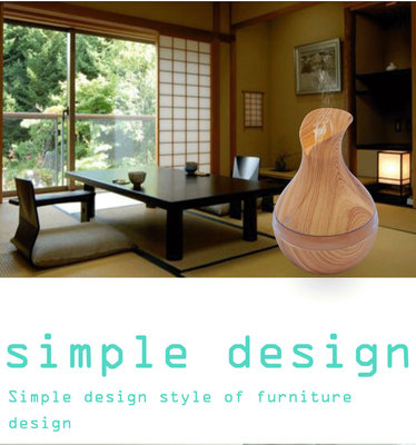7 Color Changing LED Light Aromatherapy Essential Oil Diffuser air ultrasonic humidifier Light Wood color GK-YX-066 supplier