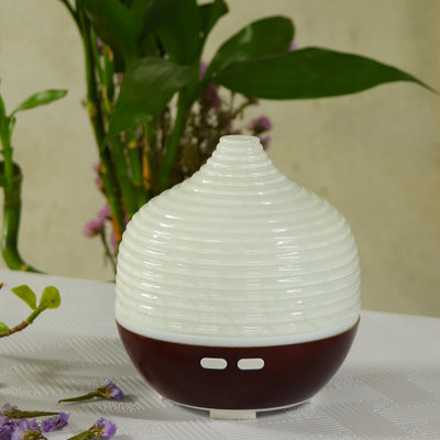 7 Color Changing LED Light Aromatherapy Essential Oil Diffuser air ultrasonic humidifier Light Wood color GK-YX-234 supplier