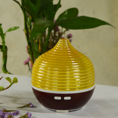 7 Color Changing LED Light Aromatherapy Essential Oil Diffuser air ultrasonic humidifier Light Wood color GK-YX-234 supplier