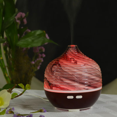 7 Color Changing LED Light Aromatherapy Essential Oil Diffuser air ultrasonic humidifier Light Wood color GK-YX-234 supplier
