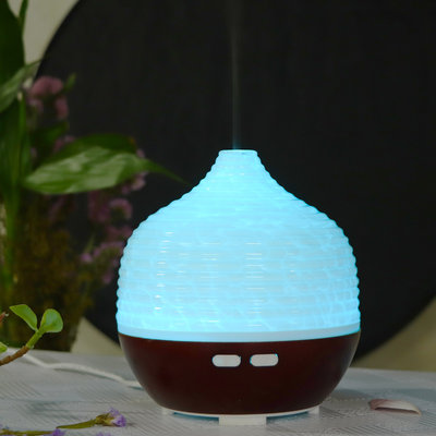 7 Color Changing LED Light Aromatherapy Essential Oil Diffuser air ultrasonic humidifier Light Wood color GK-YX-234 supplier