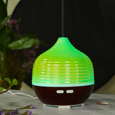 7 Color Changing LED Light Aromatherapy Essential Oil Diffuser air ultrasonic humidifier Light Wood color GK-YX-234 supplier