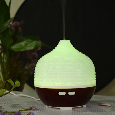 7 Color Changing LED Light Aromatherapy Essential Oil Diffuser air ultrasonic humidifier Light Wood color GK-YX-234 supplier