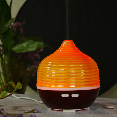 7 Color Changing LED Light Aromatherapy Essential Oil Diffuser air ultrasonic humidifier Light Wood color GK-YX-234 supplier