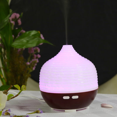 7 Color Changing LED Light Aromatherapy Essential Oil Diffuser air ultrasonic humidifier Light Wood color GK-YX-234 supplier