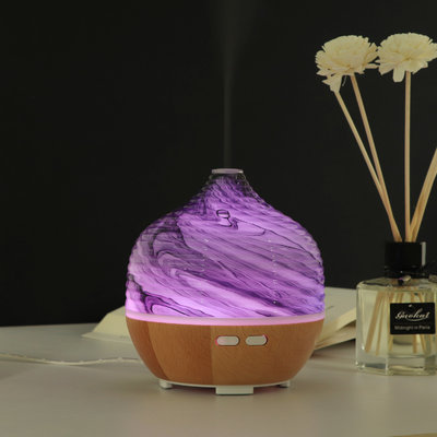 7 Color Changing LED Light Aromatherapy Essential Oil Diffuser air ultrasonic humidifier Light Wood color GK-YX-234 supplier