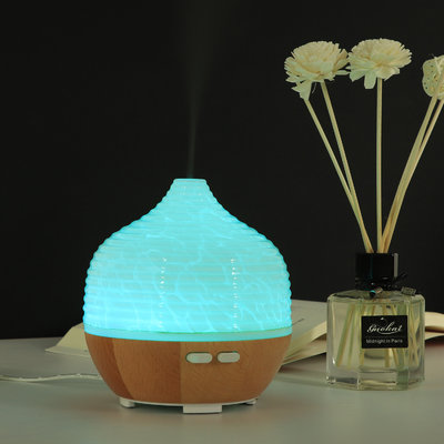 7 Color Changing LED Light Aromatherapy Essential Oil Diffuser air ultrasonic humidifier Light Wood color GK-YX-234 supplier